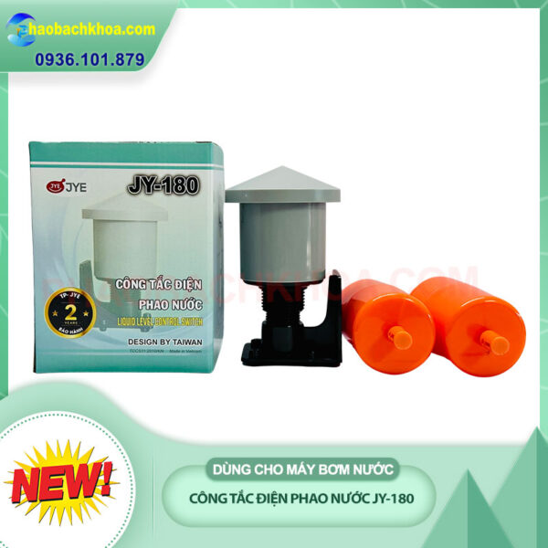 Công Tắc Phao Điện JY-180 2HP Đài Loan Bản Cải Tiến 2025